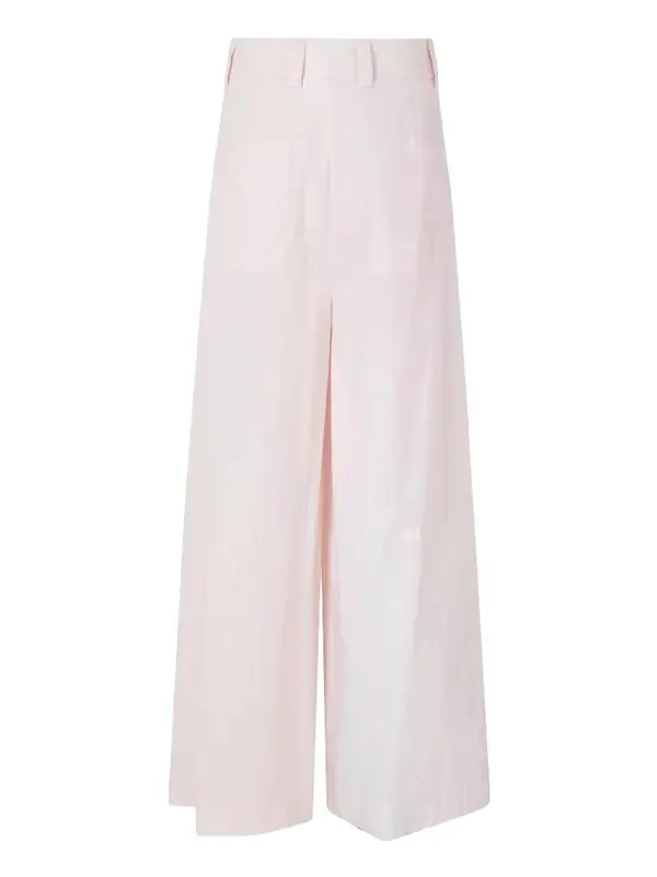 SOLOTRE Pleated Tailored Trousers - Pink