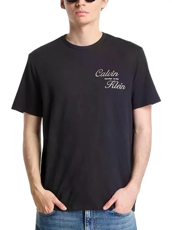 Calvin Klein Logo-print T-shirt - Black