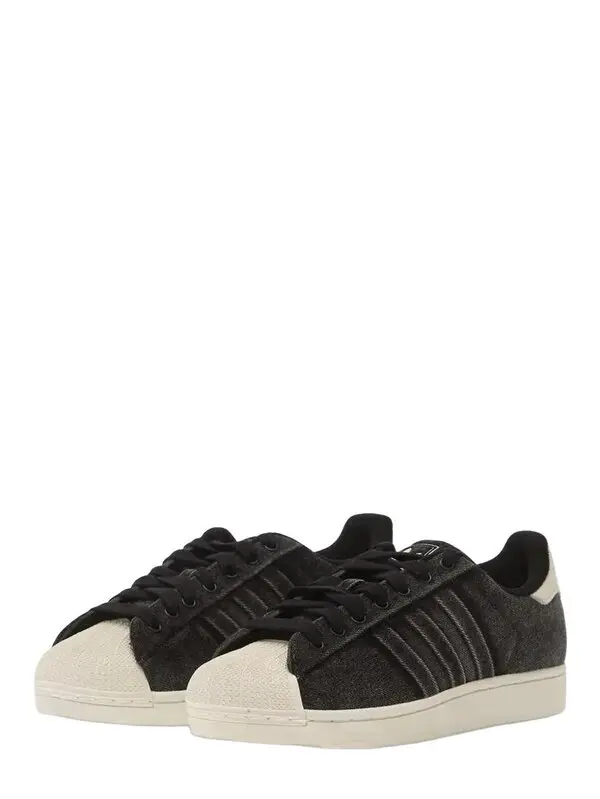 Adidas Superstar Denim Sneakers - Black
