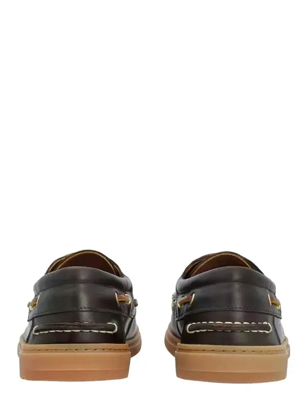 GROUNDIES Tide Lace-up Boat Shoes - Brown