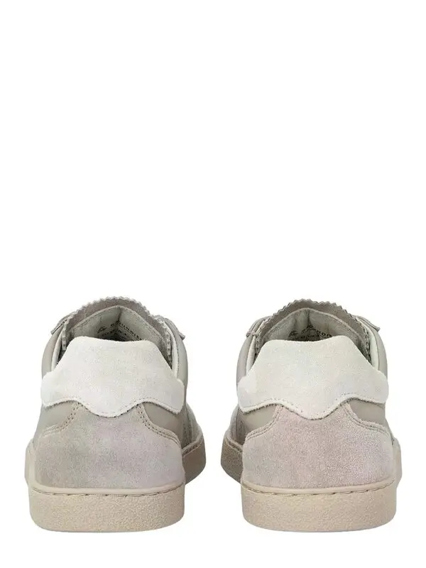GROUNDS Paneled Suede Sneakers - Brown