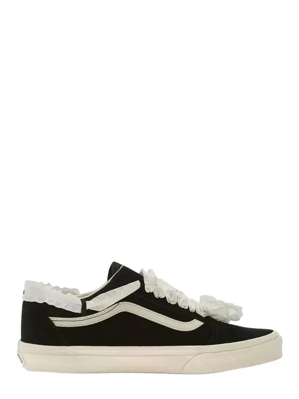 VANS Old Skool Ruffled Lace-up Sneakers - Black