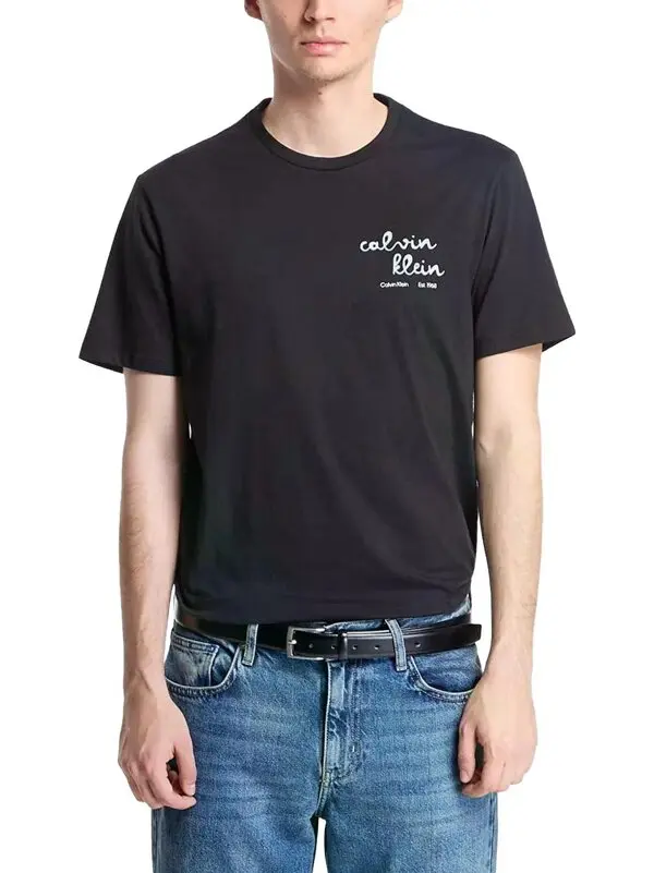 Calvin Klein Logo-print T-shirt - Black