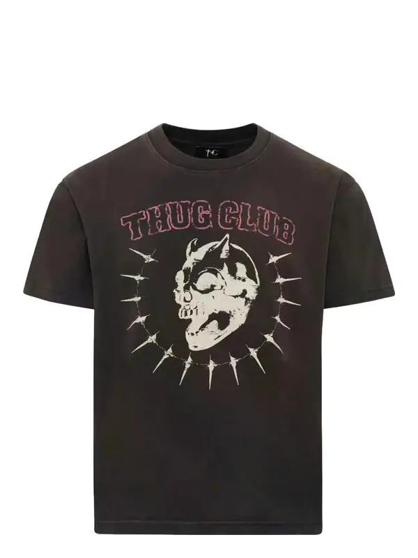 THUG CLUB Graphic-print T-shirt - Black