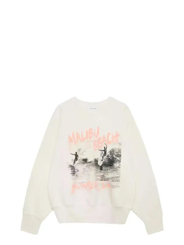 ANINE BING Harry Graphic-print Sweater - Neutrals