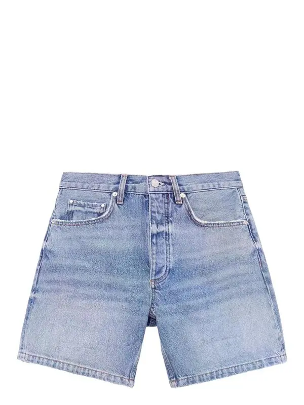 ANINE BING Delaney Denim Mini Shorts - Blue