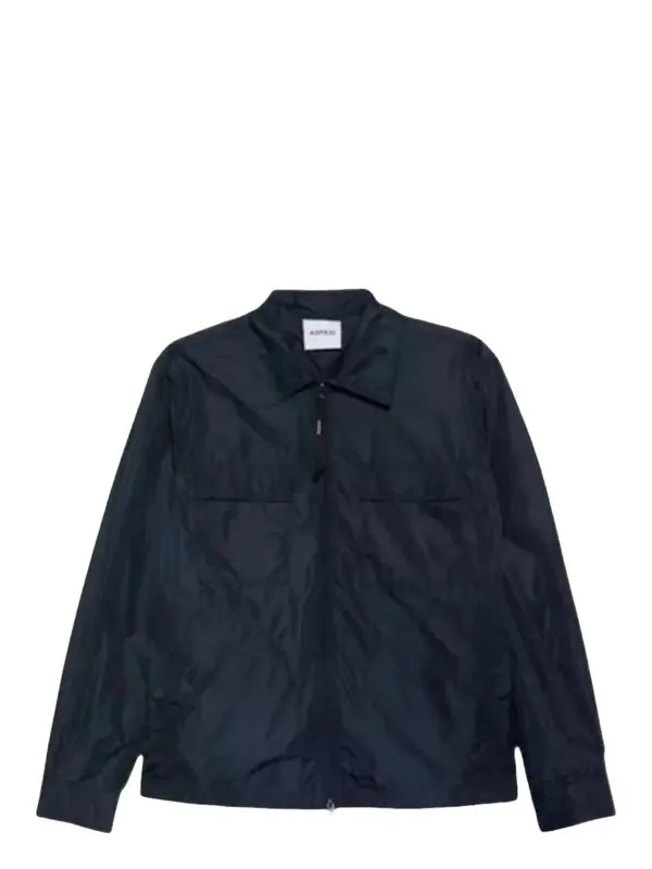 Aspesi Zip-up Lightweight Jacket - Blue