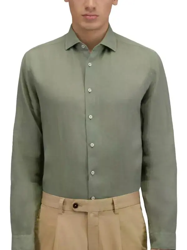 XACUS Linen Shirt - Green