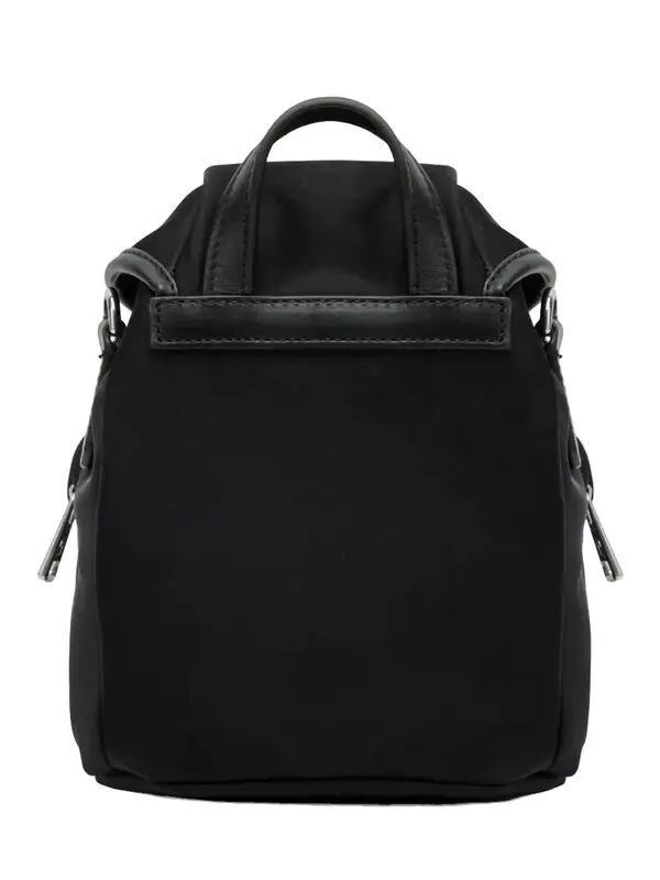 Moncler Mini Trick Logo-plaque Buckle-fastening Backpack - Black