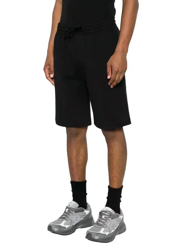 OUTHERE Logo Patch Drawstring Shorts - Black