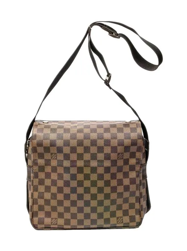 LOUIS VUITTON Damier Ebene Naviglio Messenger Bag - Brown