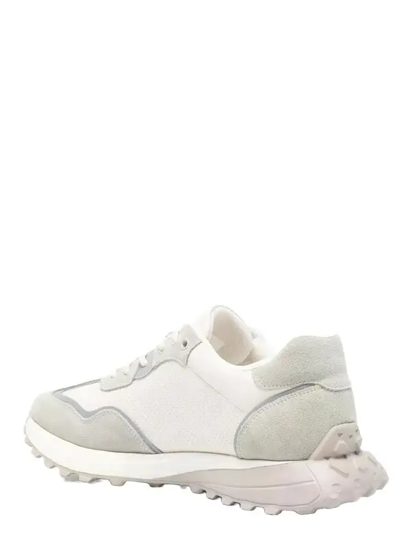 SERGIO MORETTI FIRENZE Suede Panel Sneakers - Grey