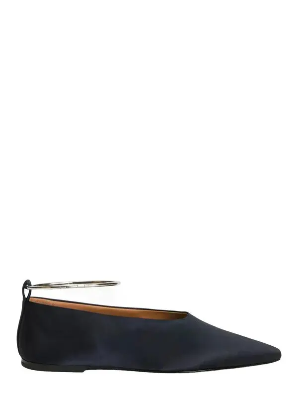 JIL SANDER Pointed-toe Ballet Flats - Blue