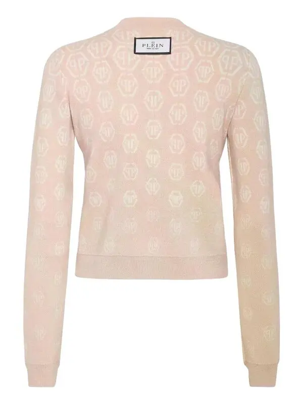 Philipp Plein Monogram Jacquard Pullover - Neutrals