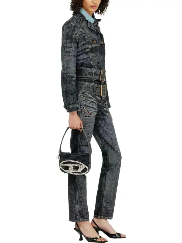DIESEL® Belted D-gorina Jeans - Washed Grey