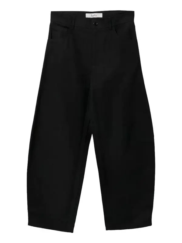 Séfr Wide-leg Trousers - Black