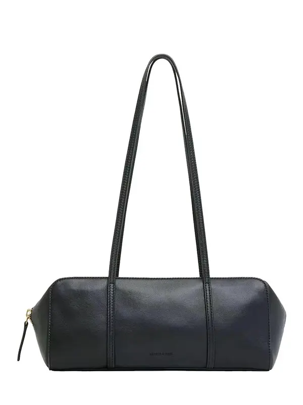 MANSUR GAVRIEL Filo Leather Shoulder Bag - Black
