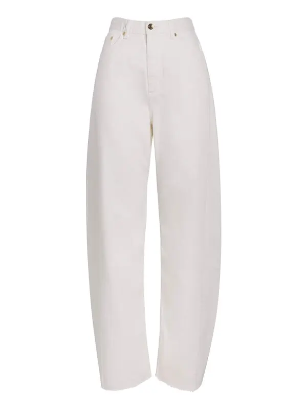 Sandro Barrel Jeans - Beige