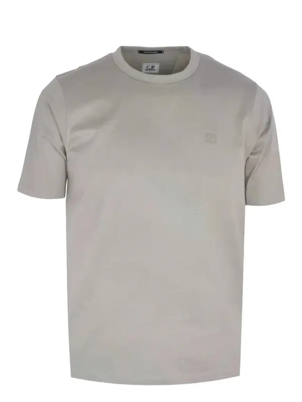 C.P. COMPANY Logo-patch T-shirt - Grey