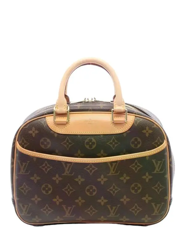 LOUIS VUITTON 2004 Trouville Monogram Holdall - Brown