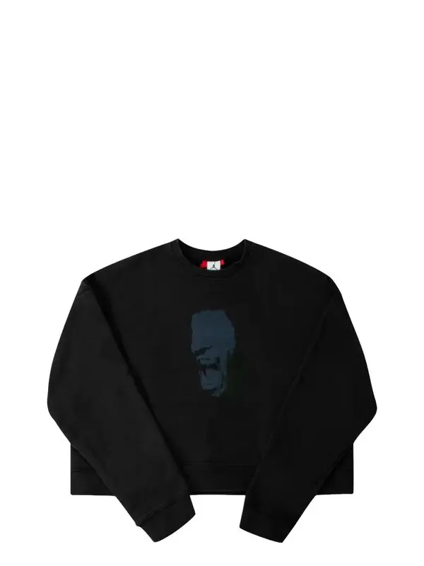 JORDAN Graphic-print Sweater - Black