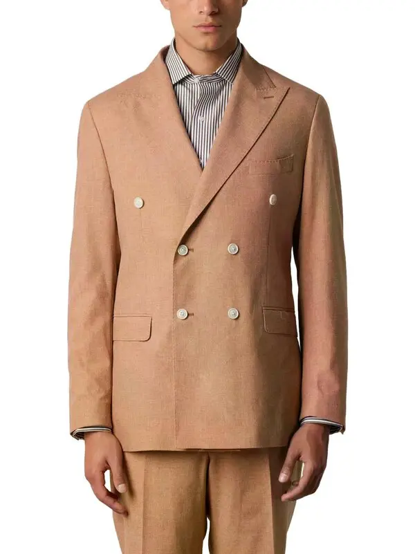 Brooks Brothers Double-breasted Blazer - Orange