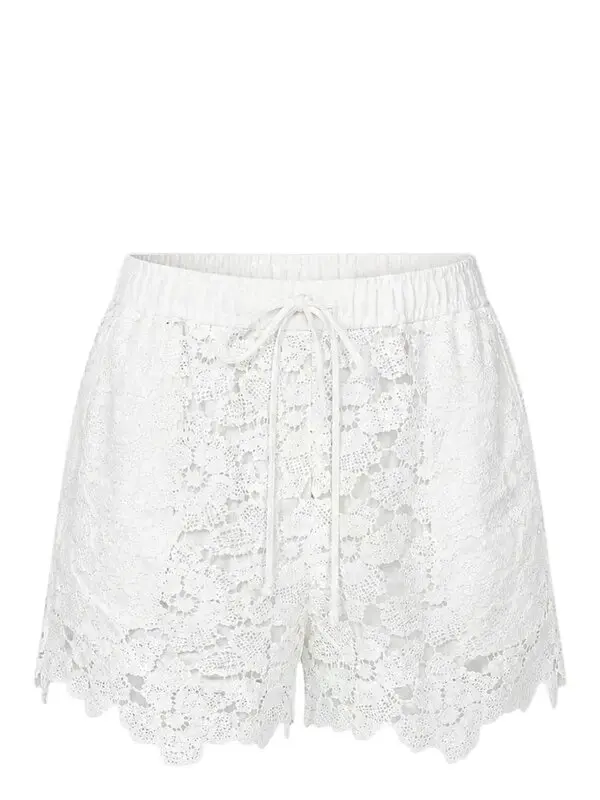 Simkhai Holly Lace Shorts - Neutrals