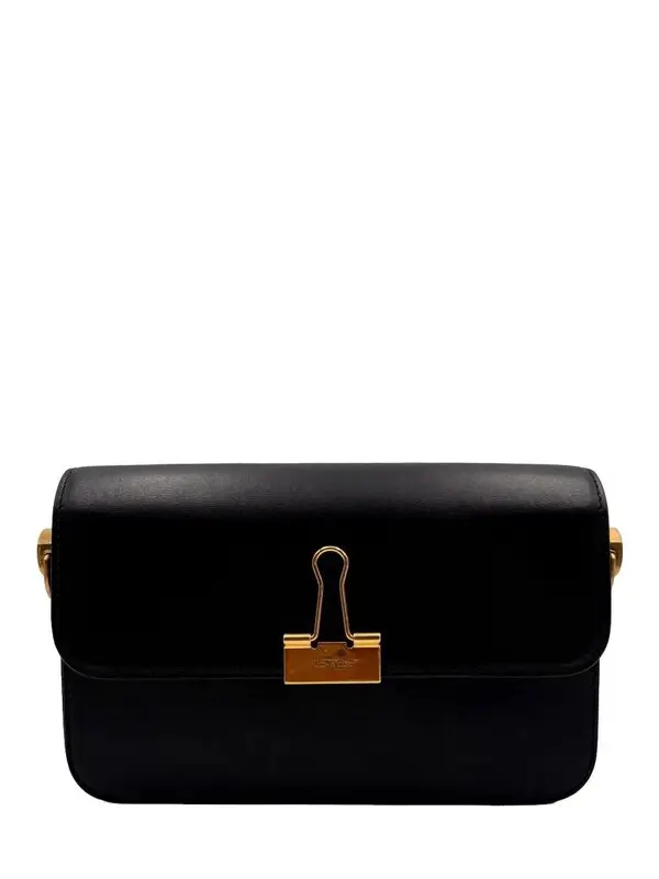 Off-White Binder Clip Shoulder Bag - Black