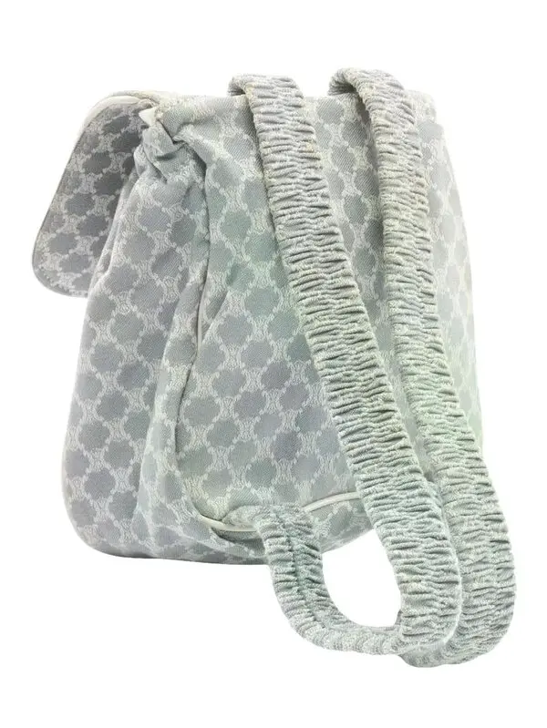 Celine Macadam Canvas Backpack - Blue
