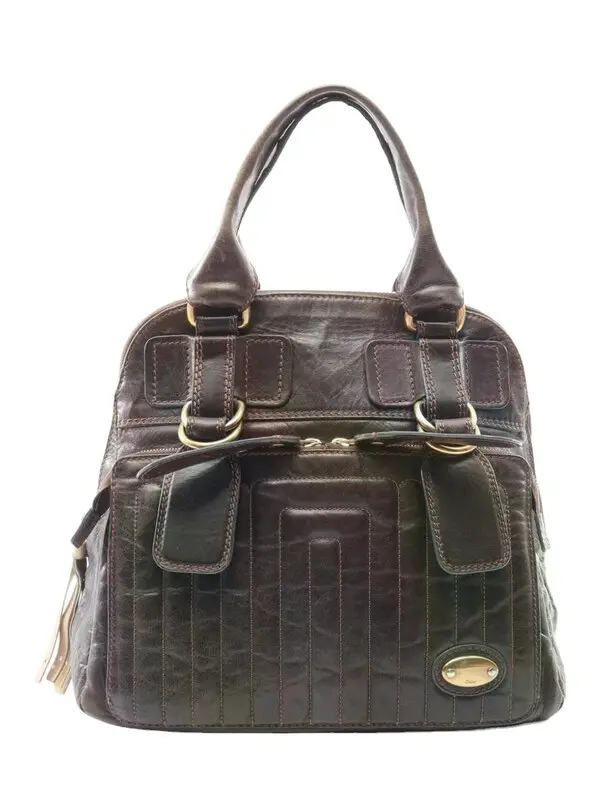 Chloé 2000s Bay Leather Handbag - Brown