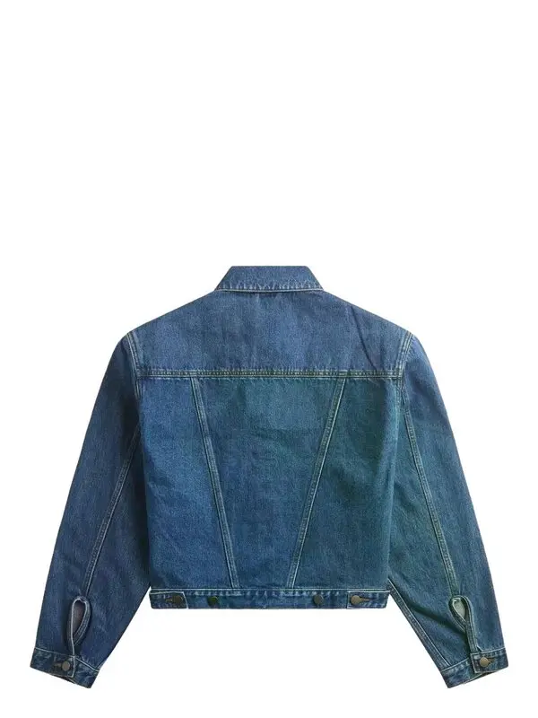 ENTIRE STUDIOS Washed-finish Denim Jacket - Blue