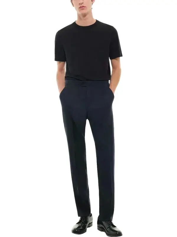 FURSAC Ribbed-trim T-shirt - Black