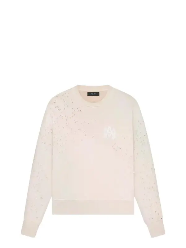 Amiri Shotgun Ma Crew-neck Sweater - Neutrals