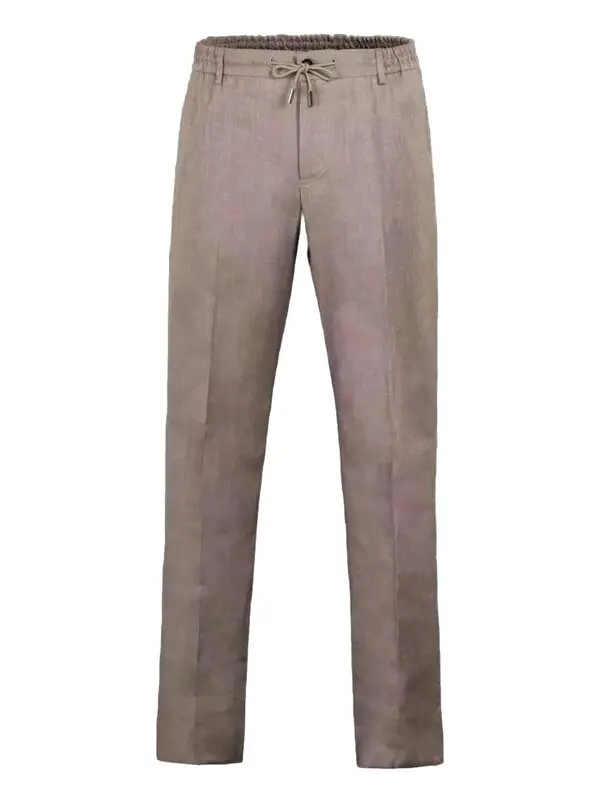 MOORER Adamson Straight-leg Trousers - Neutrals