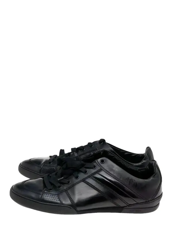 Dior Leather Lace-up Sneakers - Black