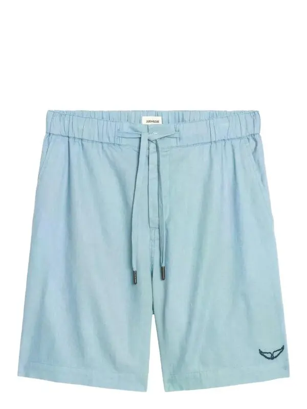 Zadig&Voltaire Pany Drawstring-waist Shorts - Blue