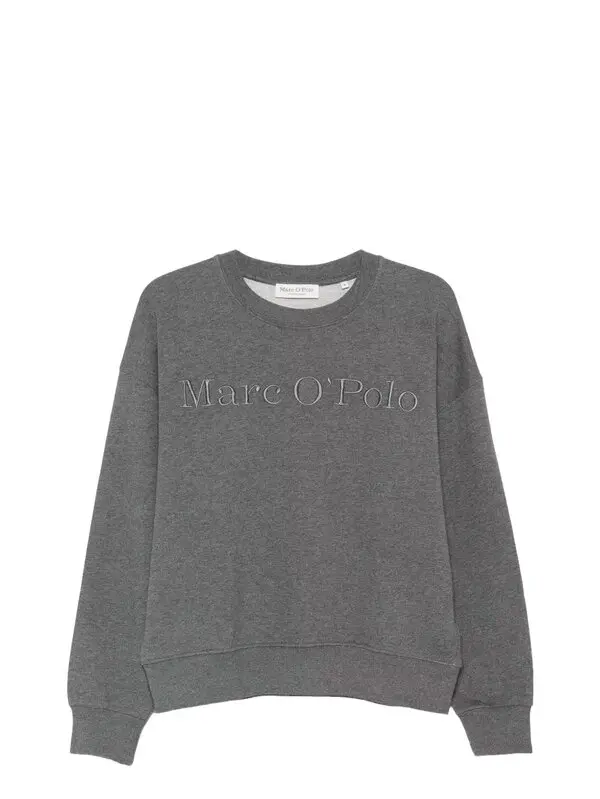 Marc O'polo Embroidered Logo Sweatshirt - Grey