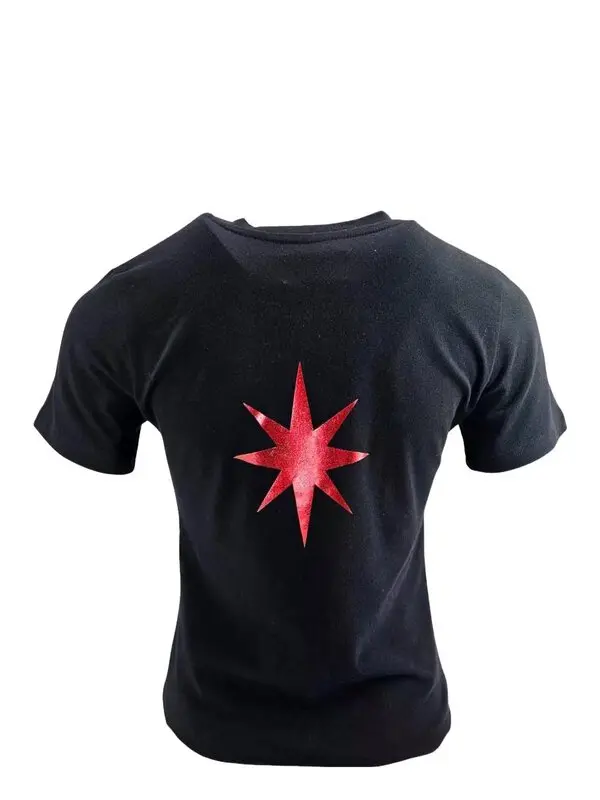 MADISON MAISON Graphic Print T-shirt - Black