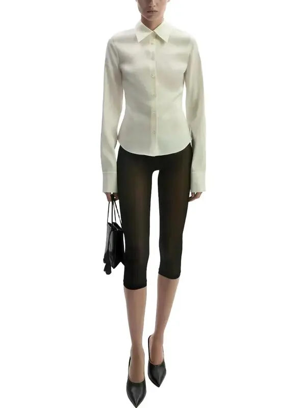 Magda Butrym Fitted Long-sleeve Shirt - Neutrals