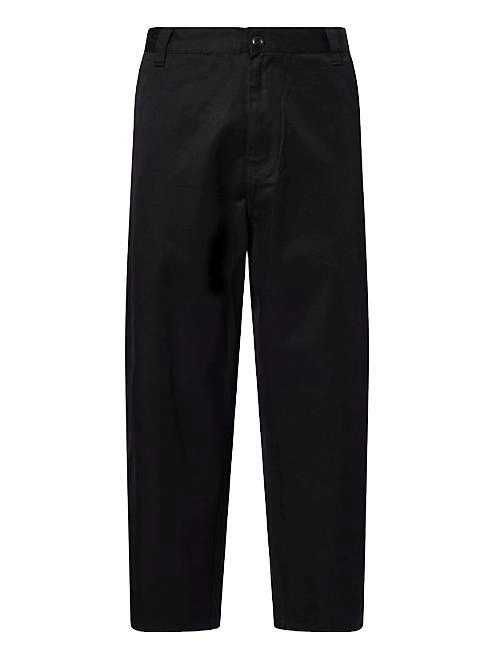 Carhartt Work In Progress Brady Straight-leg Cotton Trousers - Black