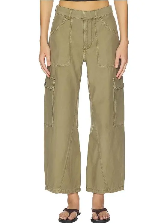 Citizens Of Humanity Thassos Twisted Seam Utility Pants - Olive