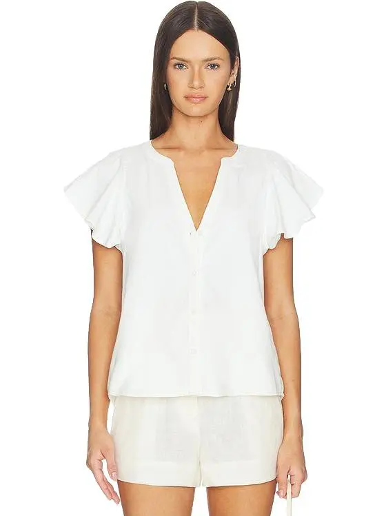 Brochu Walker Darya Top - Ivory