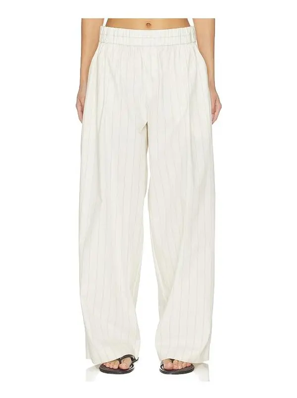ST. AGNI Everyday Relaxed Pants In . Also - Ivory