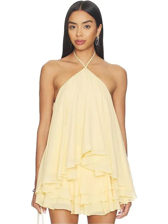 Tularosa Solange Halterneck Top - Orange