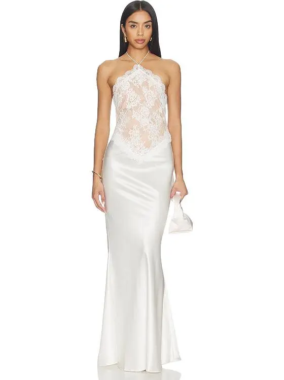 Retrofete Costanza Dress In . Also - Ivory