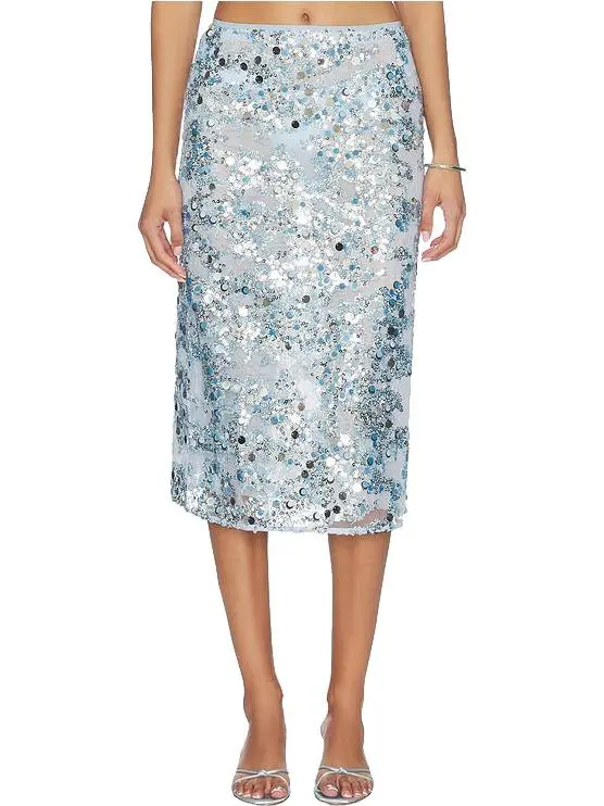 Baum Und Pferdgarten Shania Sequined Skirt - Blue