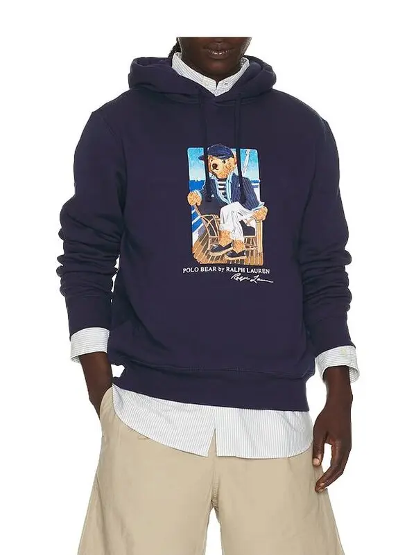 Polo Ralph Lauren Seasonal Fleece Novelty Newport Bear Sweatshirt - Blue