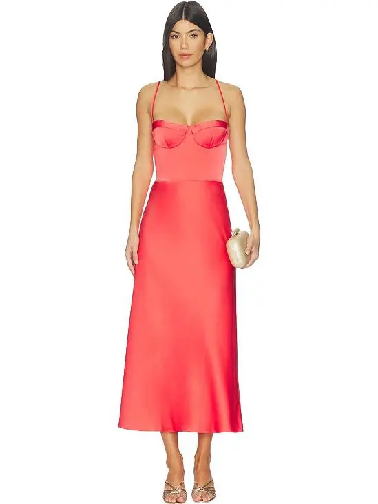 Katie May Flora Dress - Red