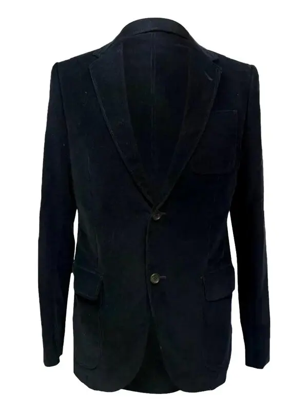 Gucci Corduroy Single-breasted Blazer - Black