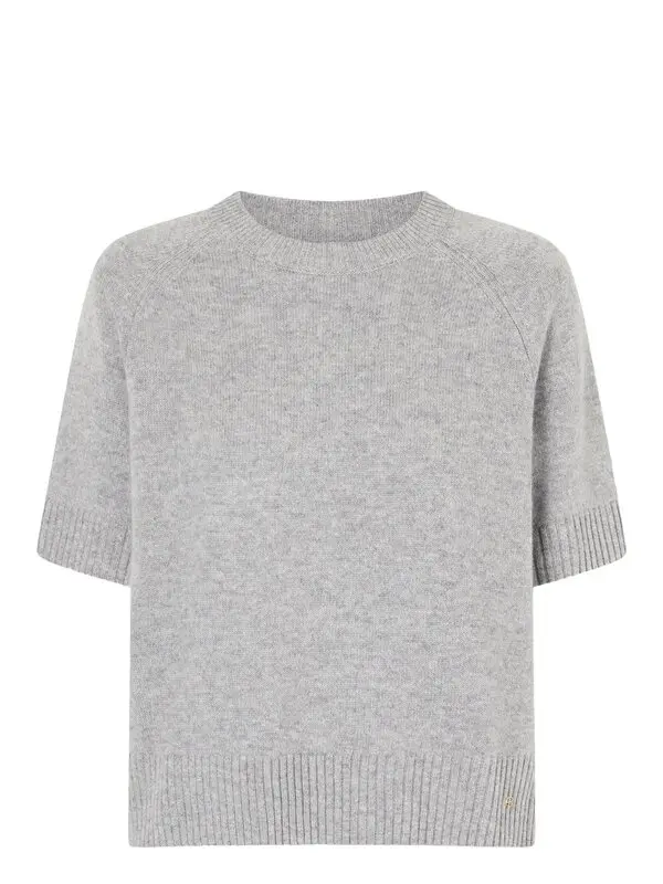 ANINE BING Jackson Cashmere Sweater - Gray